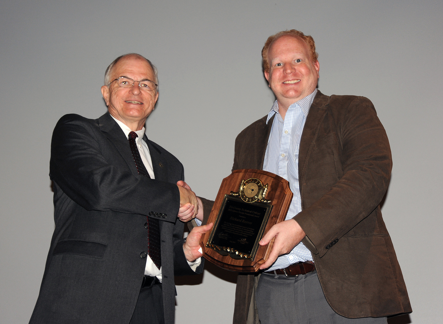 Richard Reeves receives Adjunct Faculty Presidential Award at Tri ...