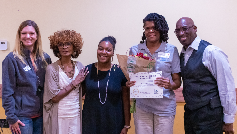 CCPL announces inaugural Cynthia Graham Hurd Staff Award Winner - Who's ...