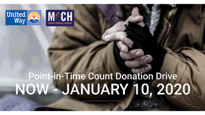 Point-in-Time Count Donation Drive - Who's On The Move