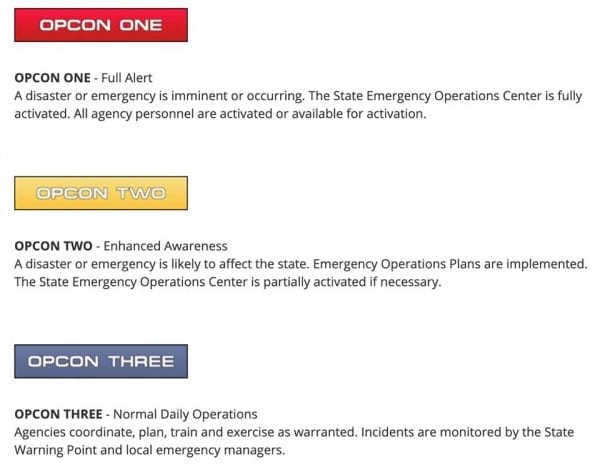 Lexington County Emergency Operations Center moves to OPCON 2 in ...