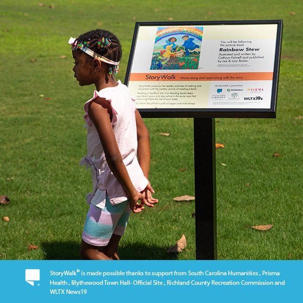 Step into a good book & experience Richland Library's Storywalk® - Who ...