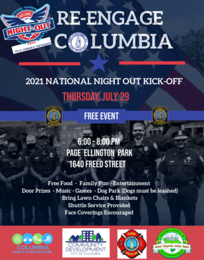 City of Columbia to kickoff National Night Out with ‘Re-Engage Columbia ...