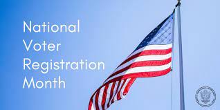 September is National Voter Registration Month - Who's On The Move