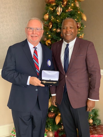 Mayor Steve Benjamin presents Key to the City to CEO & President of ...