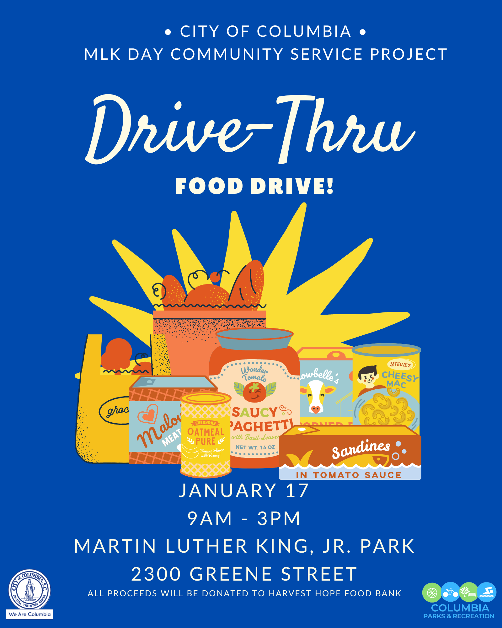 City to hold drive-thru food drive as a community service project ...