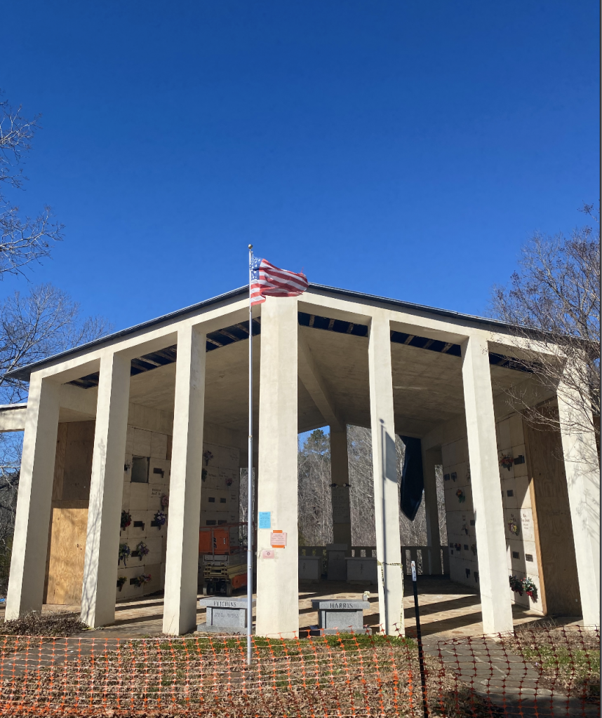 Forest Lawn Cemetery Mausoleum Repairs Underway - Who's On The Move