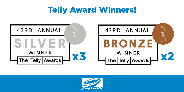 Infinity Marketing wins five Telly Awards - Who's On The Move