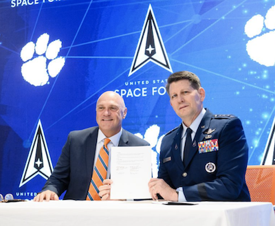 U.S. Space Force names Clemson University its newest strategic partner ...