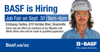 BASF hosting job fair for its Greenville and Spartanburg sites this ...