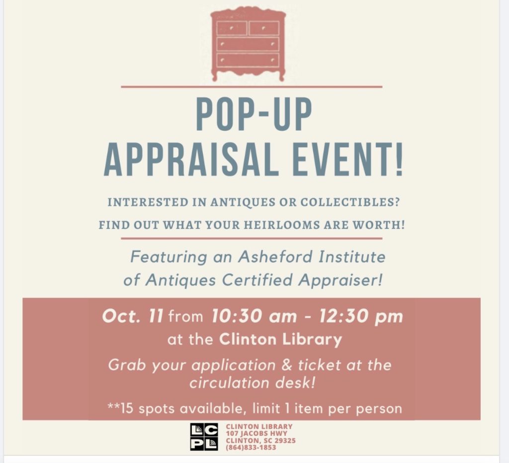 Pop-Up Appraisal Event! - Who's On The Move