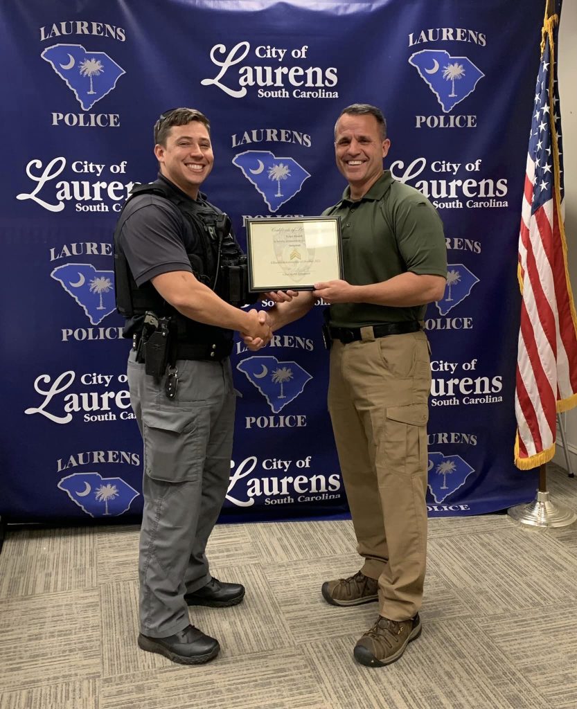 Laurens Police Department Congratulates Officers on Promotions - Who's ...