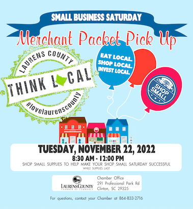 Chamber Supports Local Merchants with Shop Small Saturday Swag Bags ...