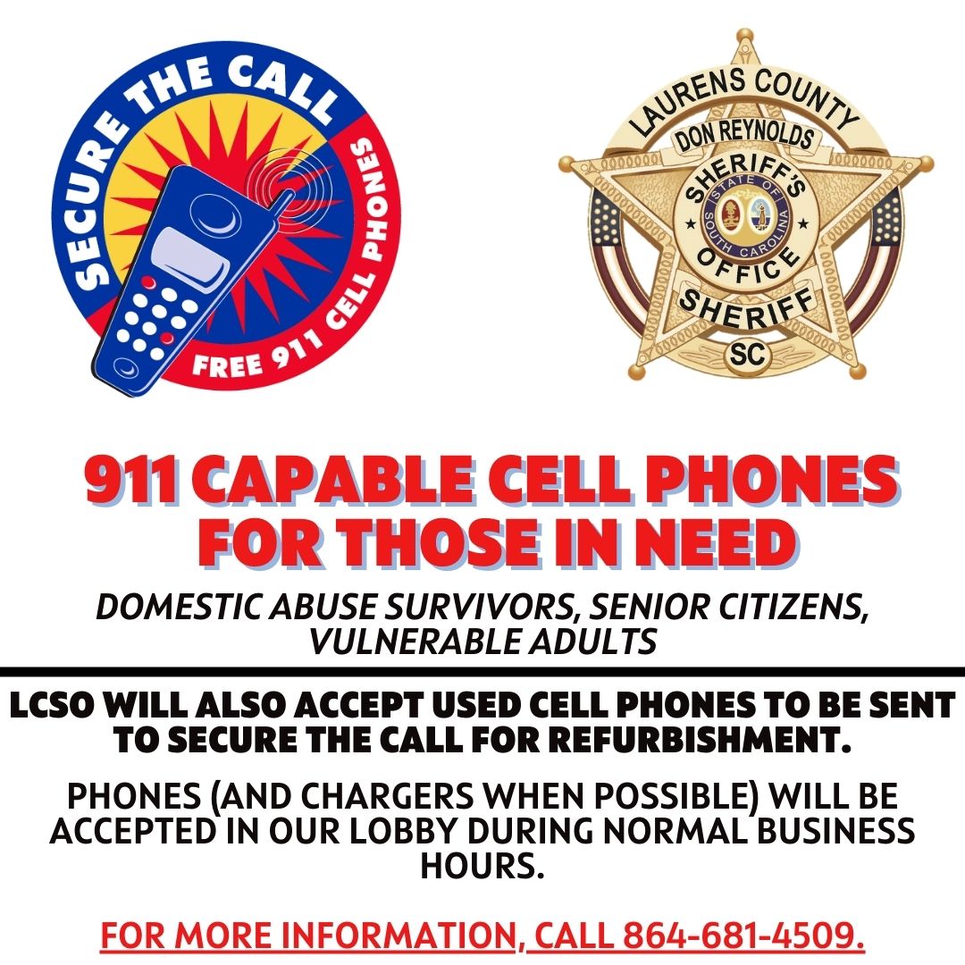 Laurens County Sheriff’s Office Partnering with Secure the Call to ...