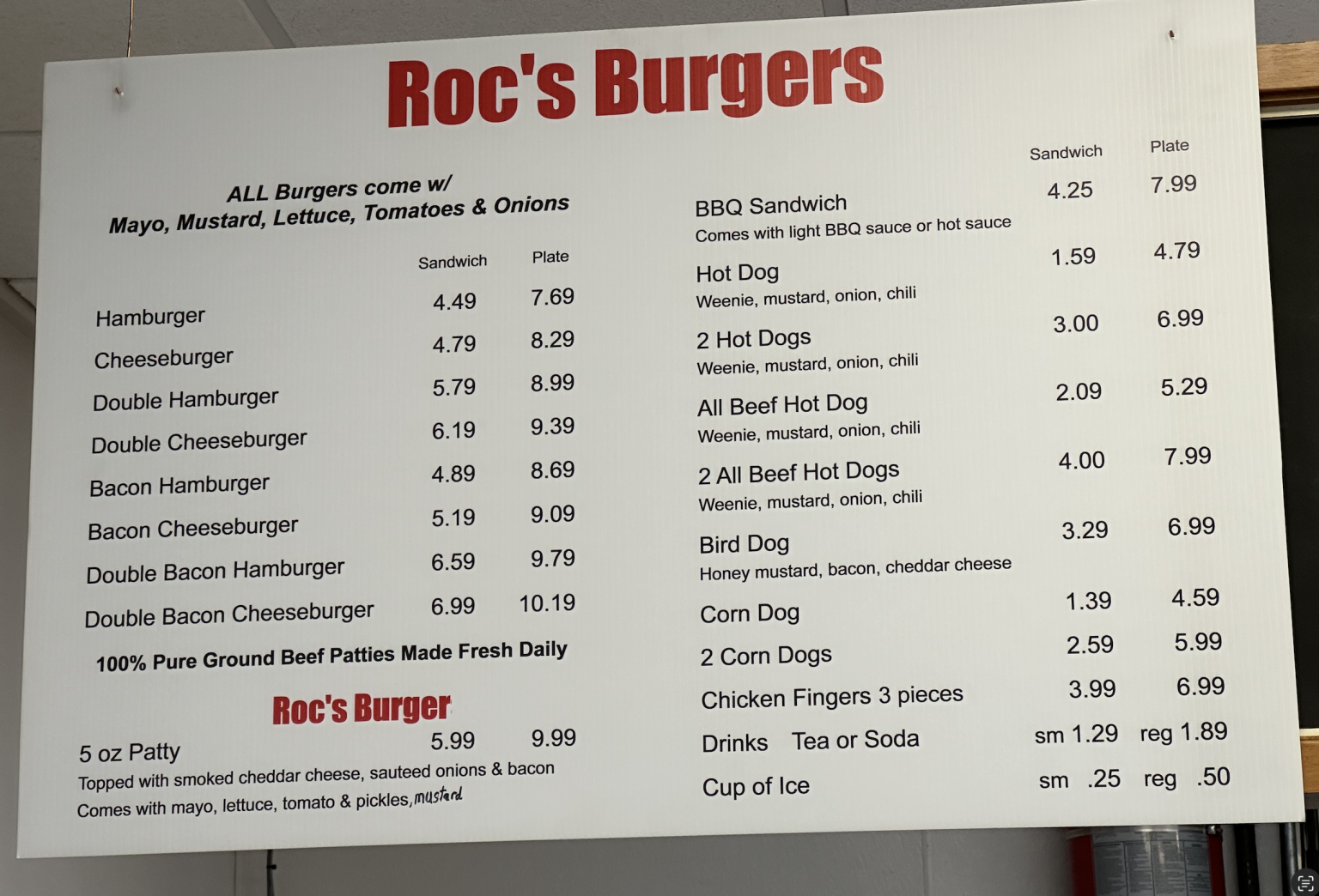 Roc’s Burgers in Clinton to Open Friday January 20 - Who's On The Move