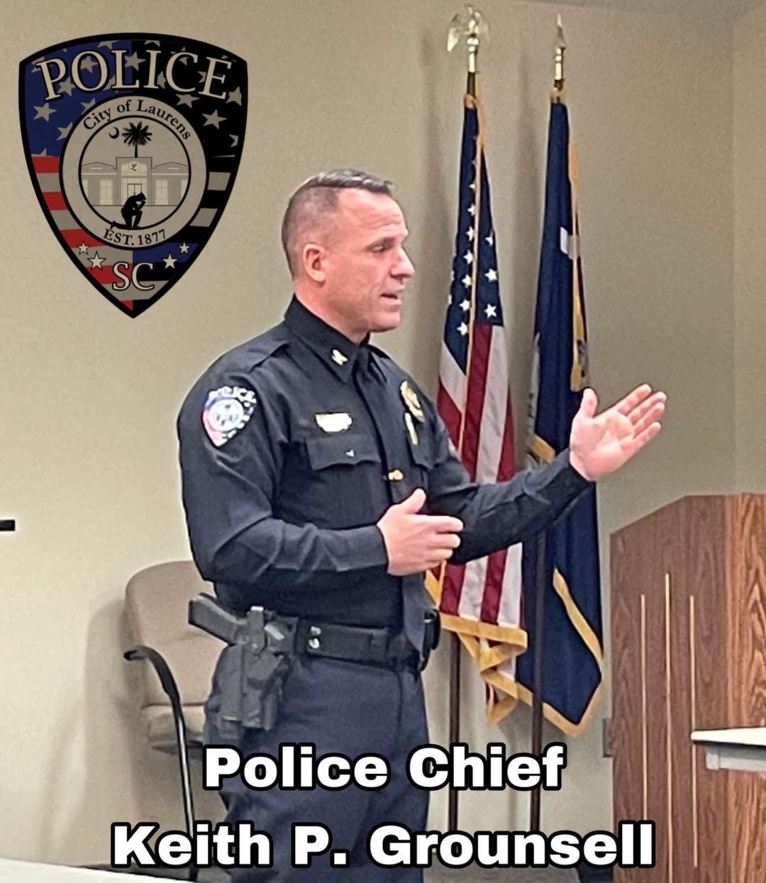 Laurens Police Chief Selected to attend FBI National Command Course ...