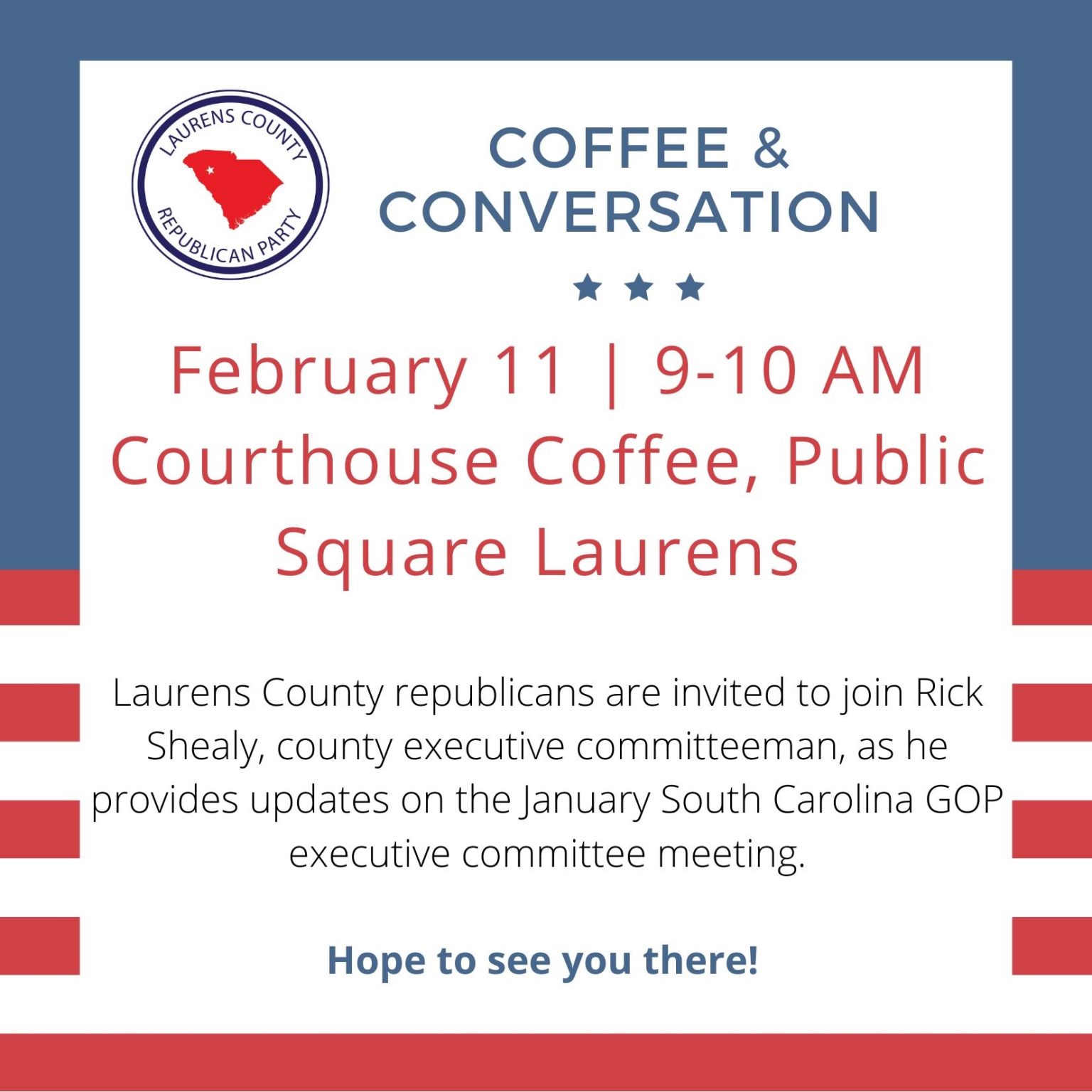 COFFEE & CONVERSATION - Who's On The Move