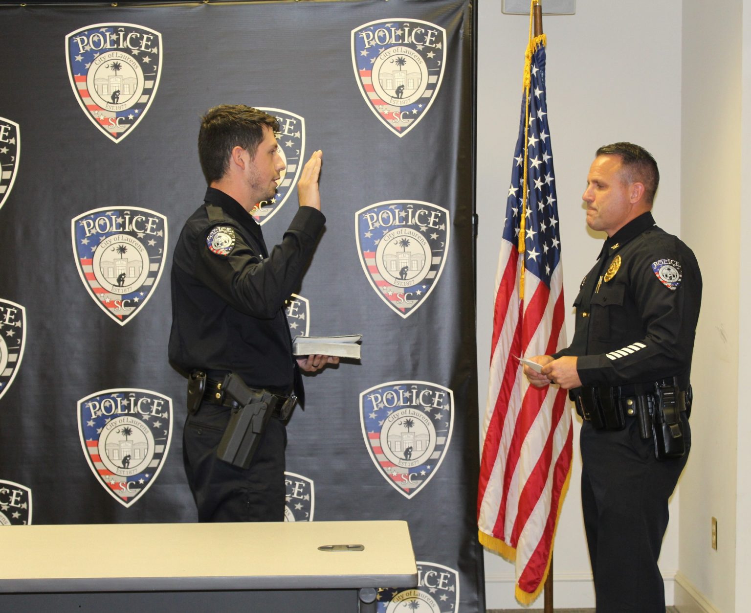 Laurens Police Department Celebrates Accomplished Officers and Welcomes ...