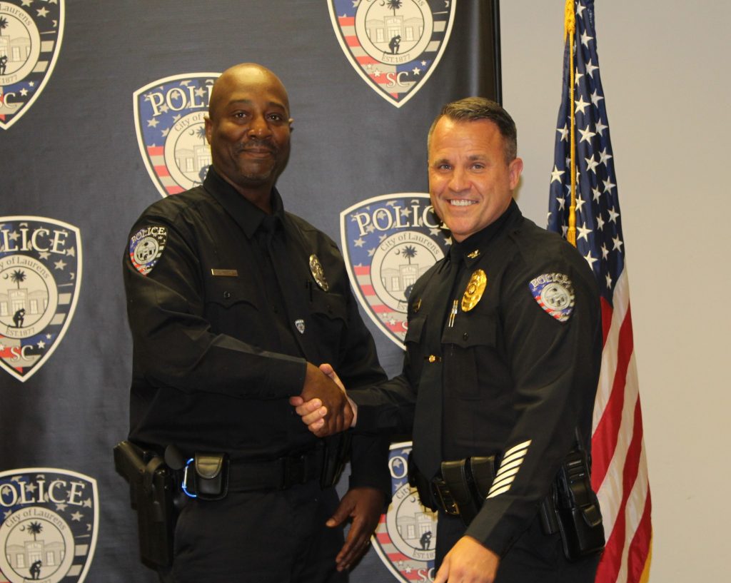Laurens Police Department Celebrates Accomplished Officers and Welcomes ...