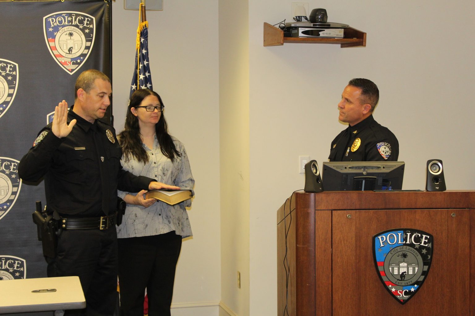 Laurens Police Department Celebrates Accomplished Officers and Welcomes ...