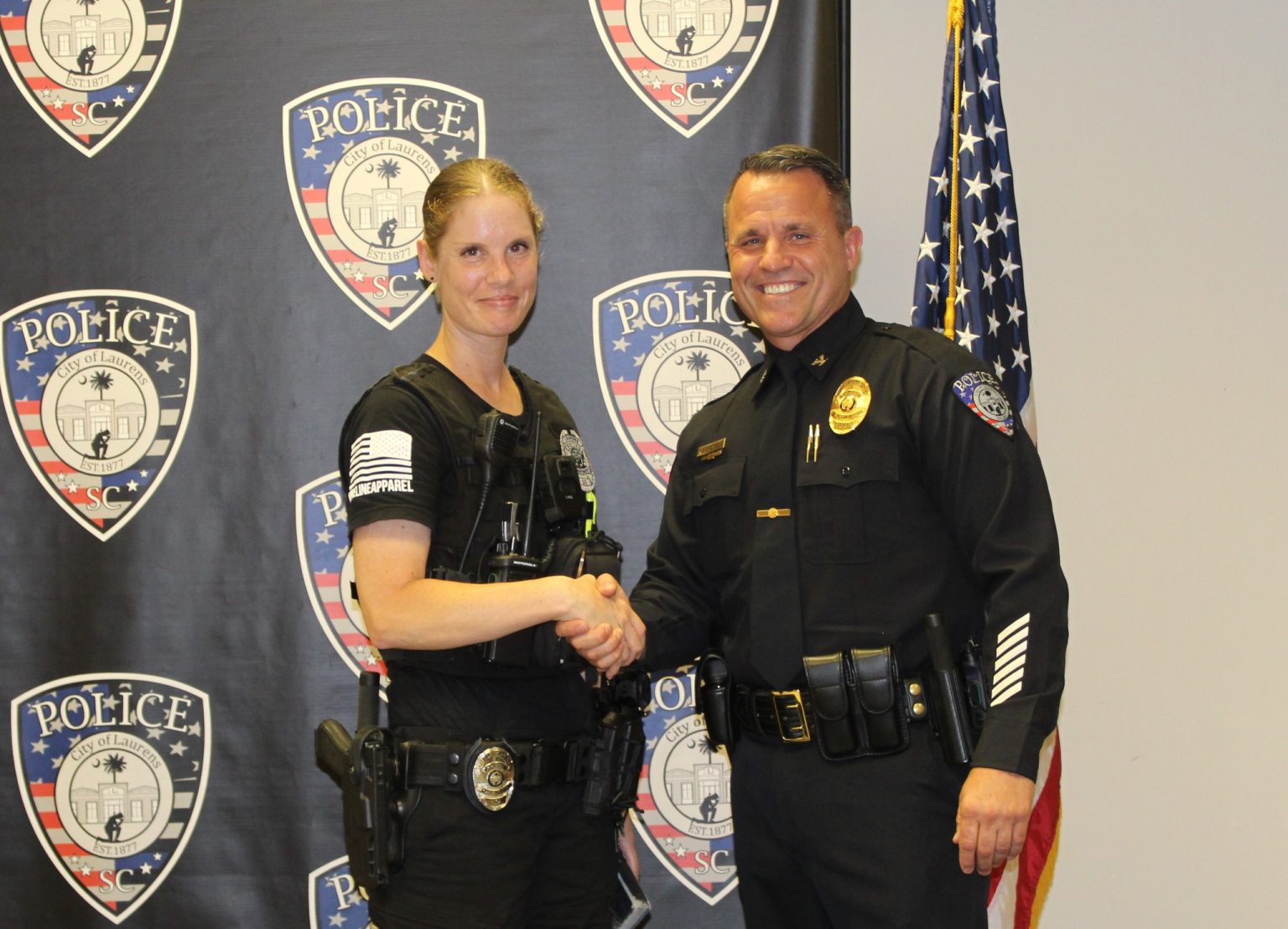 Laurens Police Department Celebrates Accomplished Officers and Welcomes ...