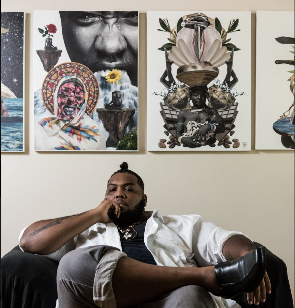 Mike Brown contemporary artist in residence Dogon Krigga - Who's On The ...