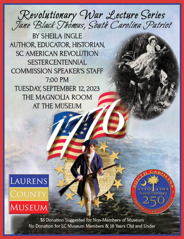 The Midnight Ride of Jane Black Thomas Revolutionary War Lecture at ...