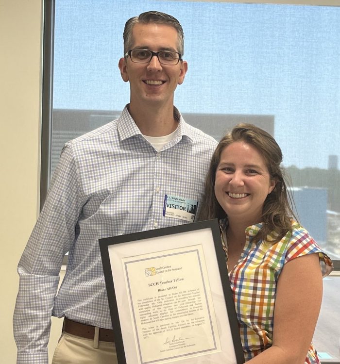 South Carolina Council on the Holocaust recognizes E. L. Wright middle ...
