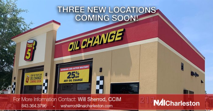Three new Take Five Oil Change locations to the S.C. Lowcountry - Who's ...
