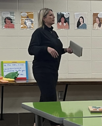 Coach Alaura Sharp Sparks Inspiration at Clinton Middle School - Who's ...