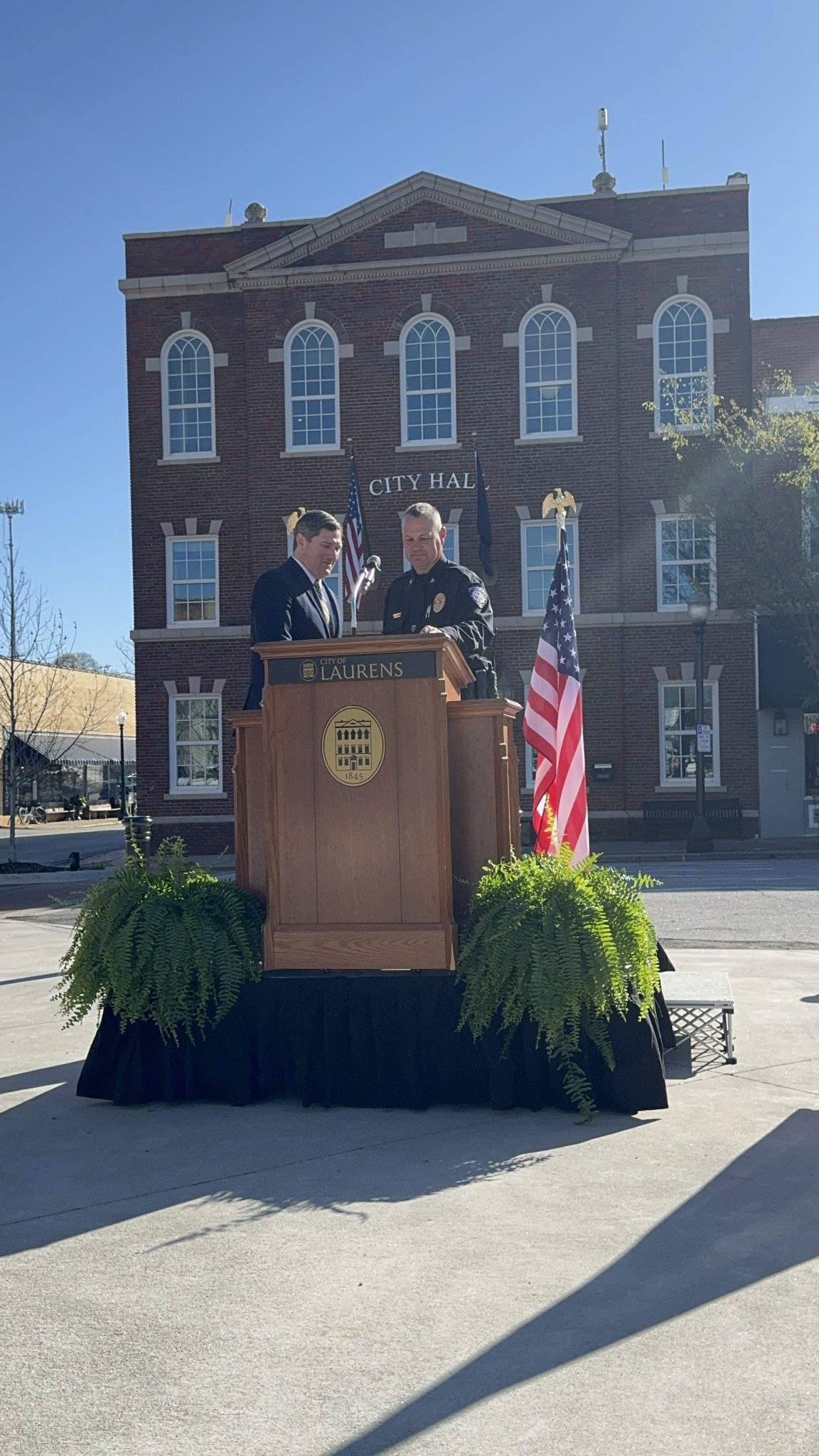 Laurens Mayor Announces Promotion of Captain Heath Copeland to Chief of ...