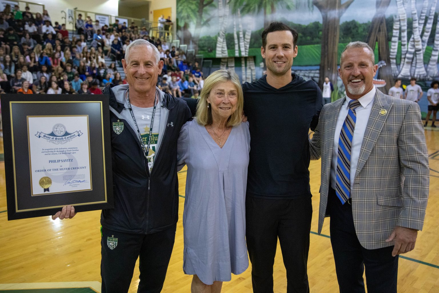 River Bluff High School congratulates Phil Savitz on receiving the ...