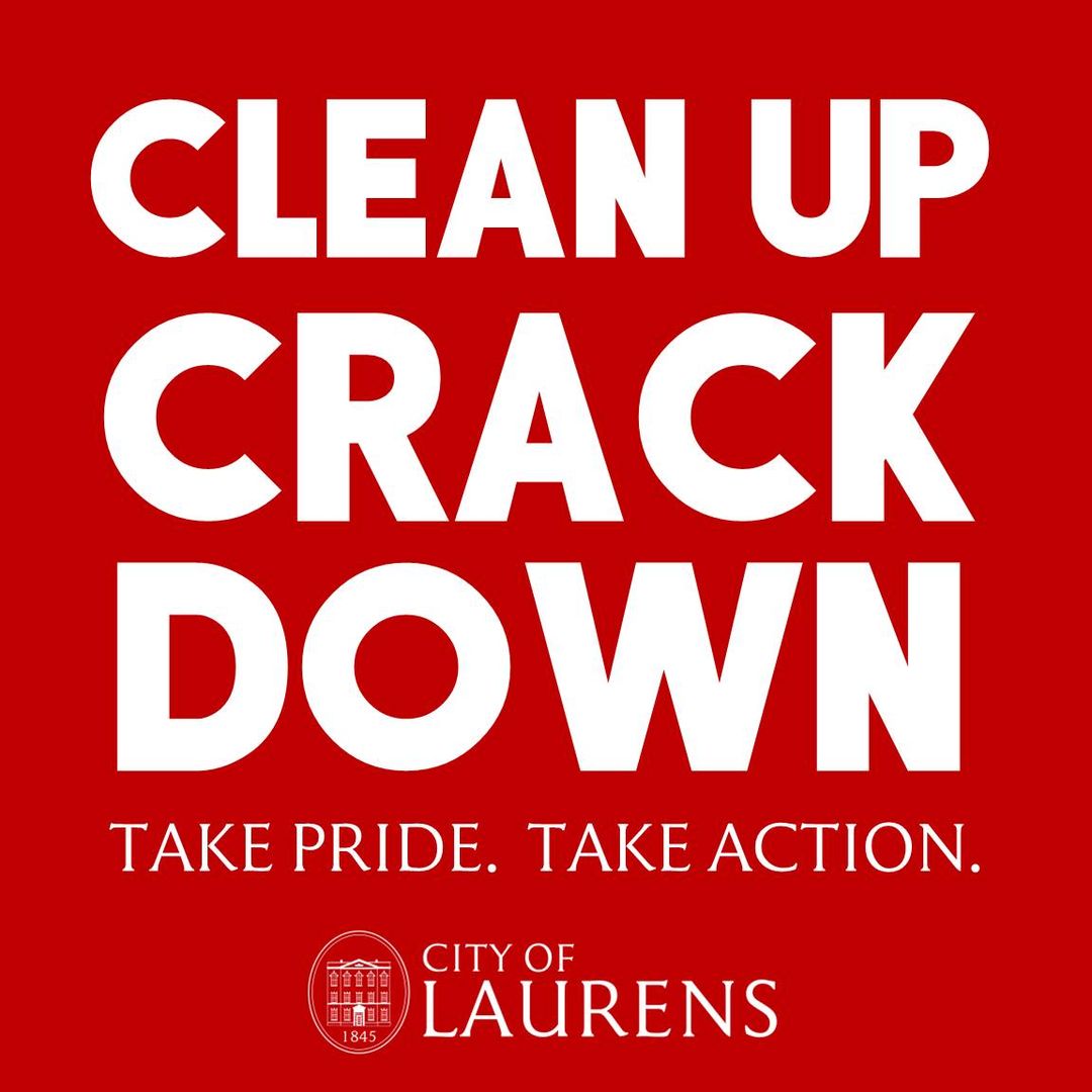 City of Laurens Announces Amnesty Period Before “Clean Up Crack Down ...