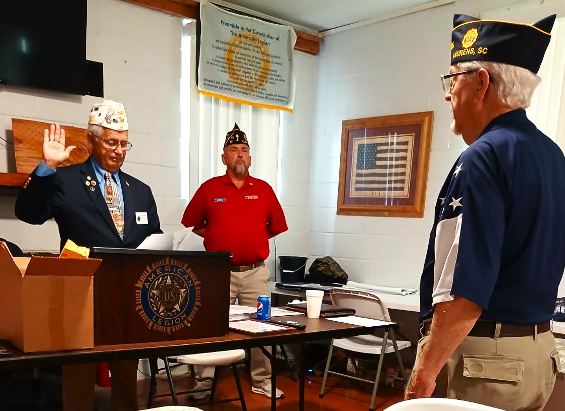Wayne Hipp Sworn in as District 10 Commander of American Legion - Who's ...