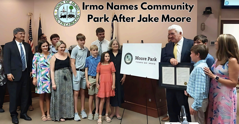 Town of Irmo renames Community Park in honor of Jake Moore, Sr. - Who's ...