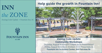 Fountain Inn Hosts Community Workshops on Zoning Code Update - Who's On ...