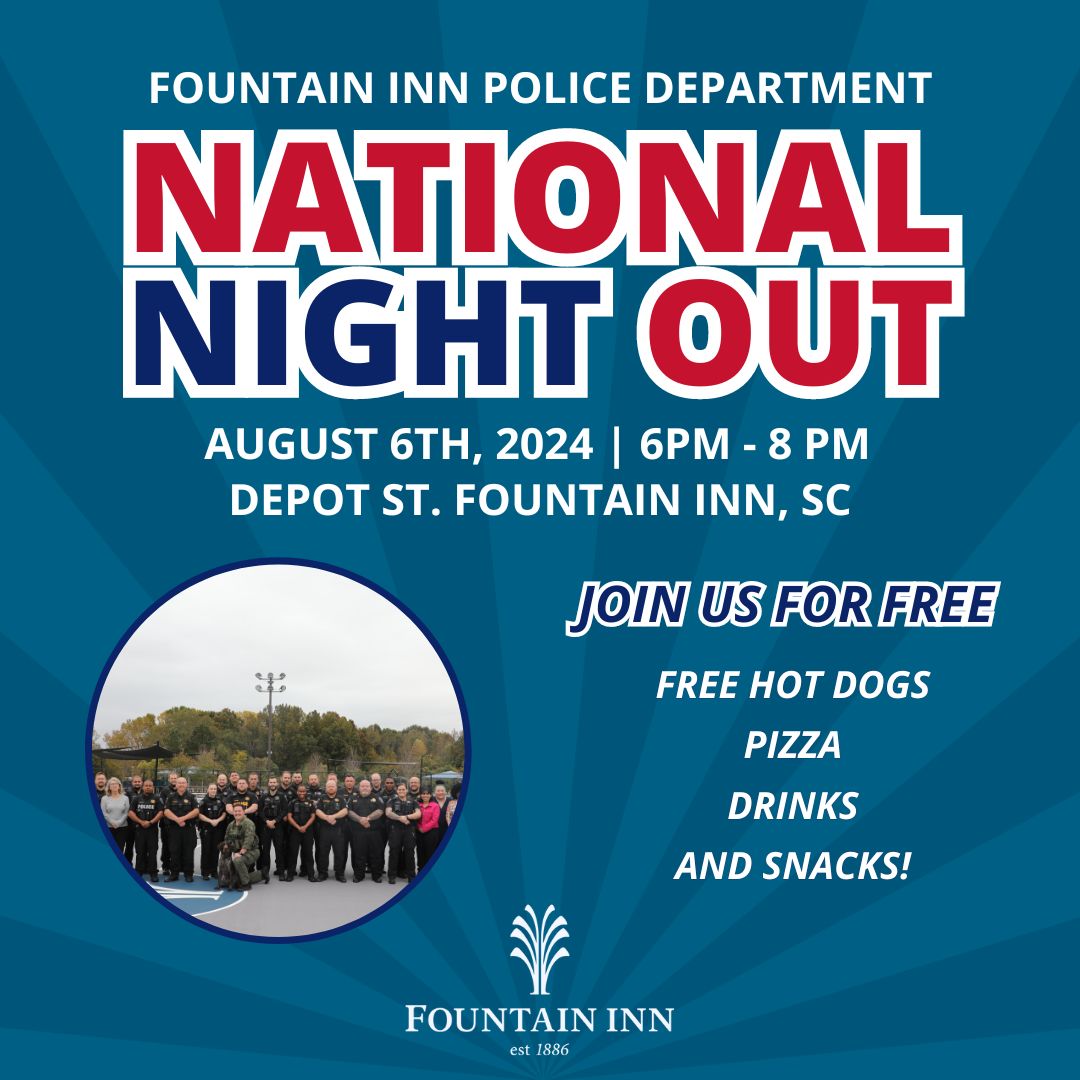 Join the Fountain Inn Police Department for National Night Out on ...
