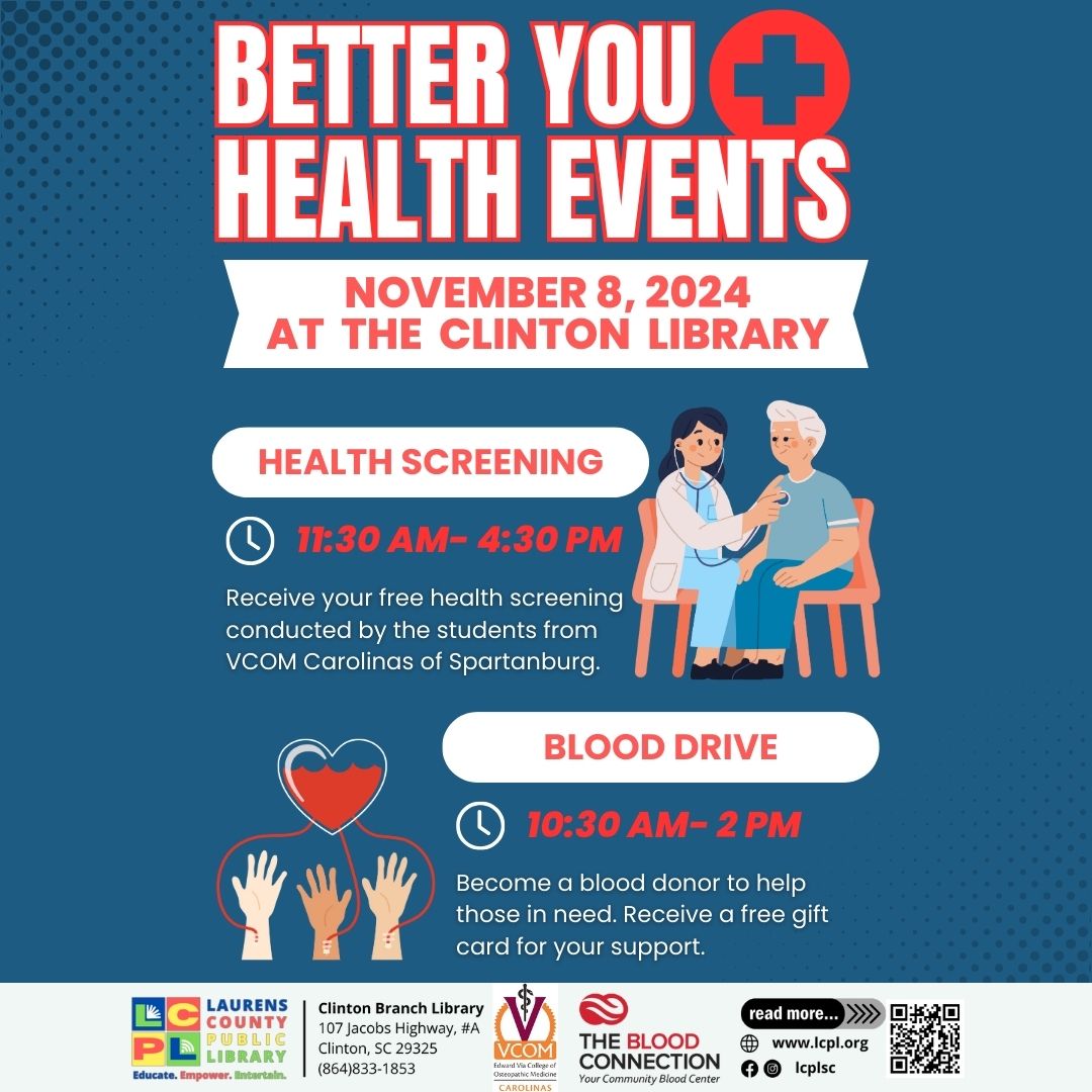 Free Health Screenings at Clinton Library: A Community Wellness Event ...