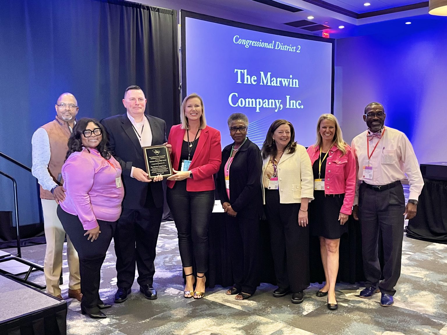 Marwin receives South Carolina Business Partner Award - Who's On The Move