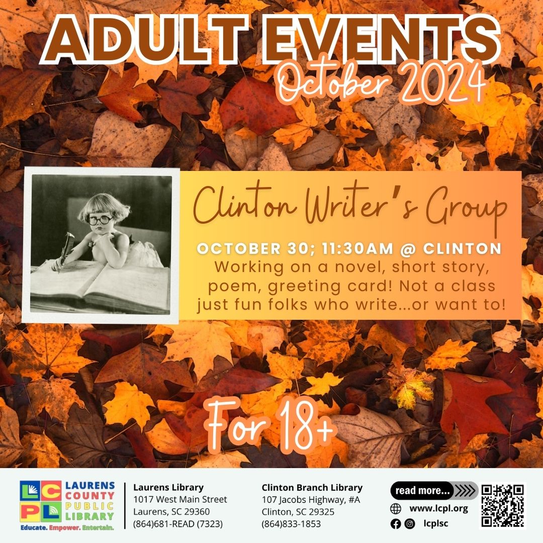 Join the Clinton Library’s Book and Writer’s Clubs This Month! - Who's ...