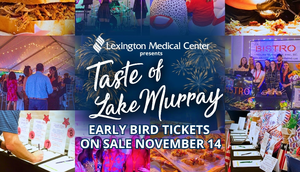Taste of Lake Murray Tickets on sale now! - Who's On The Move