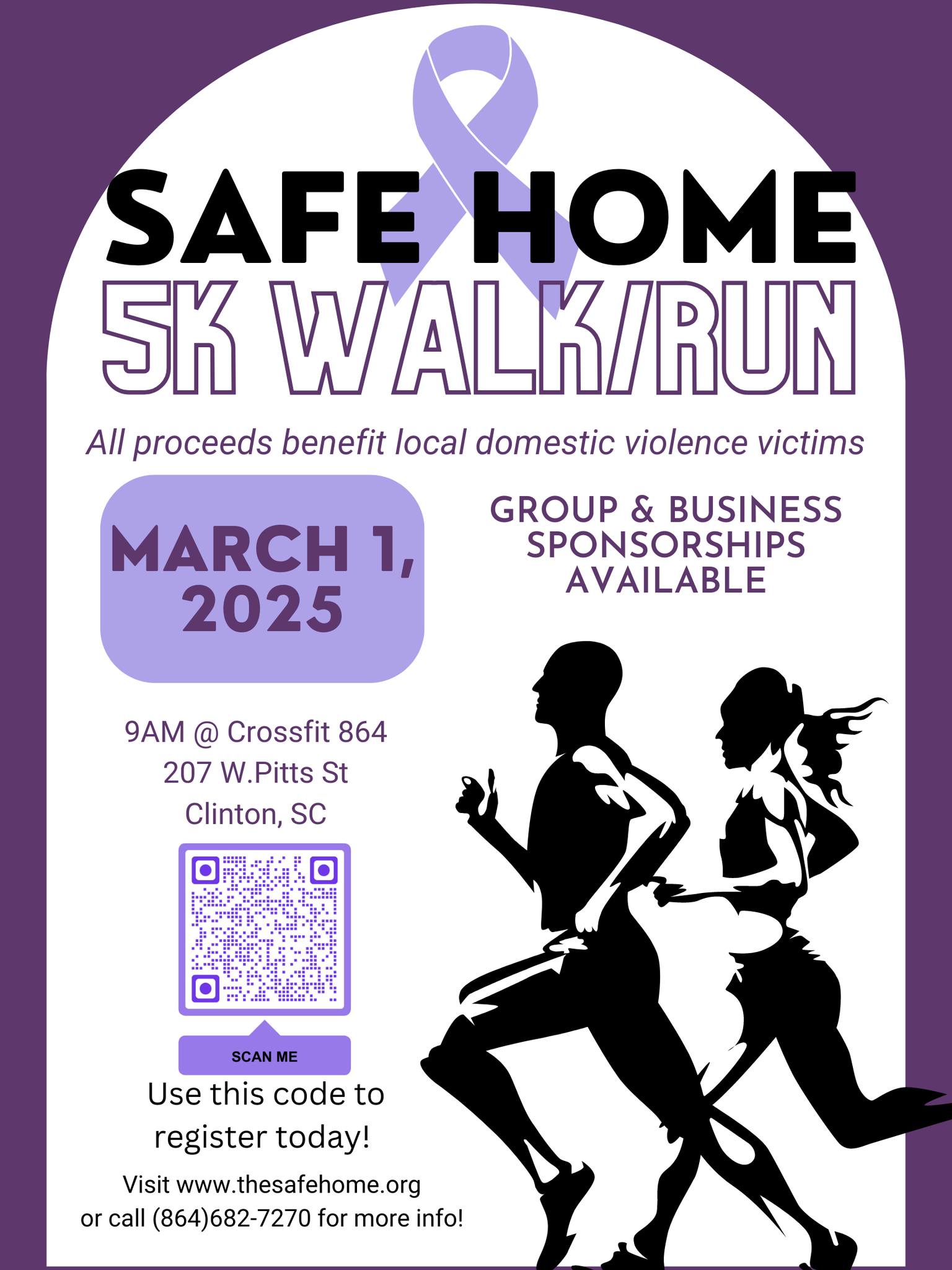 SAFE Home Walk/Run Set for March 1 to Benefit Local Domestic Violence ...