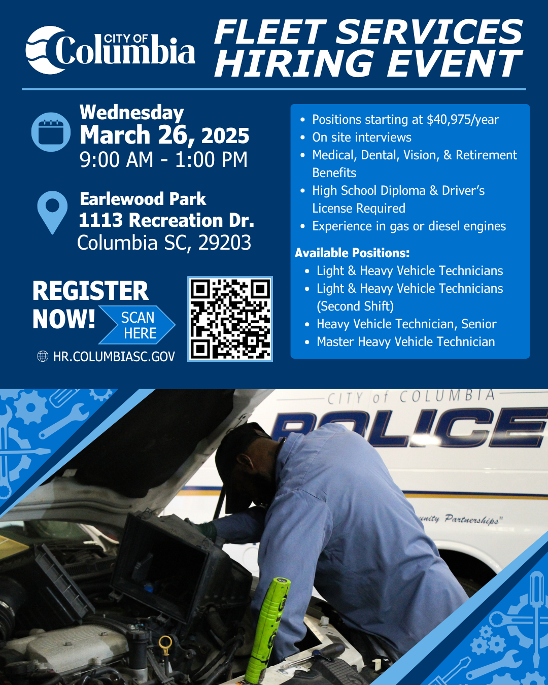 City of Columbia to host hiring event for Fleet Services Department - Who's On The Move