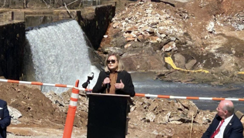 A historic step forward: Groundbreaking held for new Conestee Dam ...