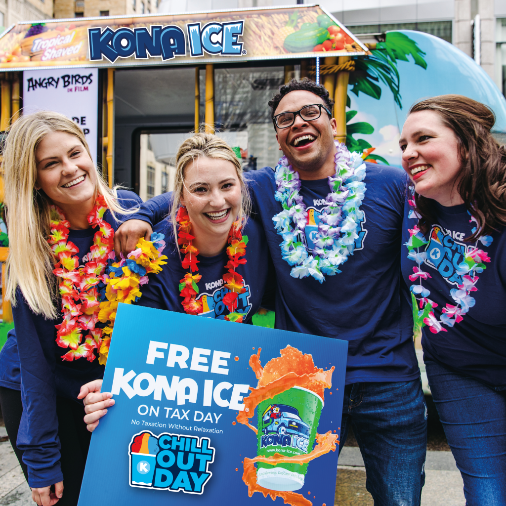 No Taxation without relaxation! Kona Ice celebrates National Chill Out ...
