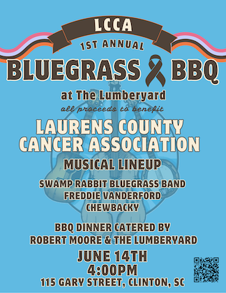 Bluegrass & BBQ Benefit Set for June 14 to Support Laurens County ...