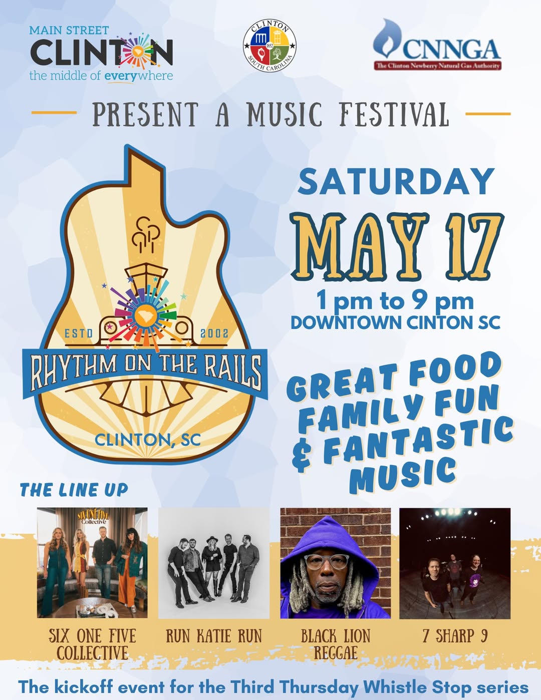 Rhythm on the Rails Returns to Downtown Clinton on May 17 - Who's On ...