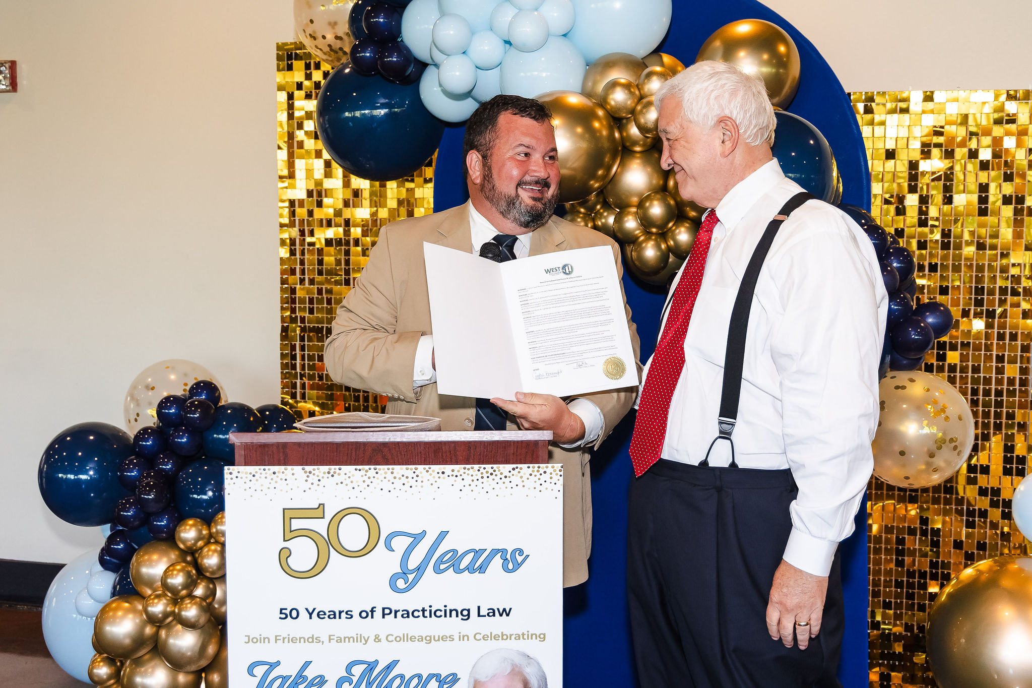 Jake Moore, Sr. presented with State’s highest civilian honor at 50 ...