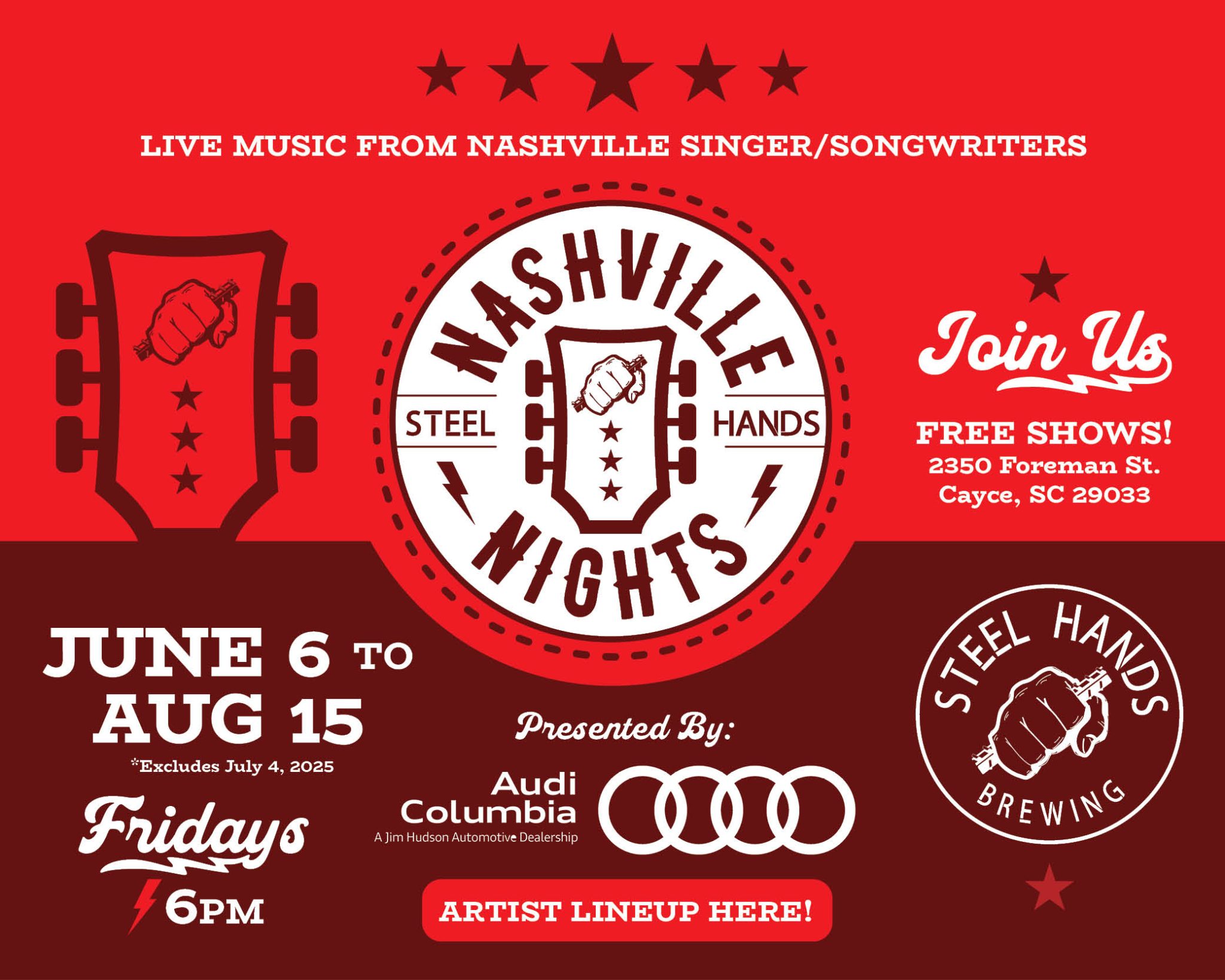 Steel Hands Brewing kicks of Nashville Nights concert series - Who's On ...
