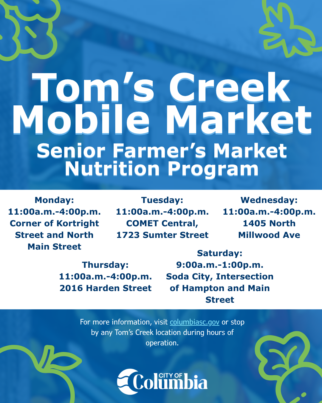 Tom’s Creek Mobile Market accepting Senior Farmers’ Market Nutrition ...