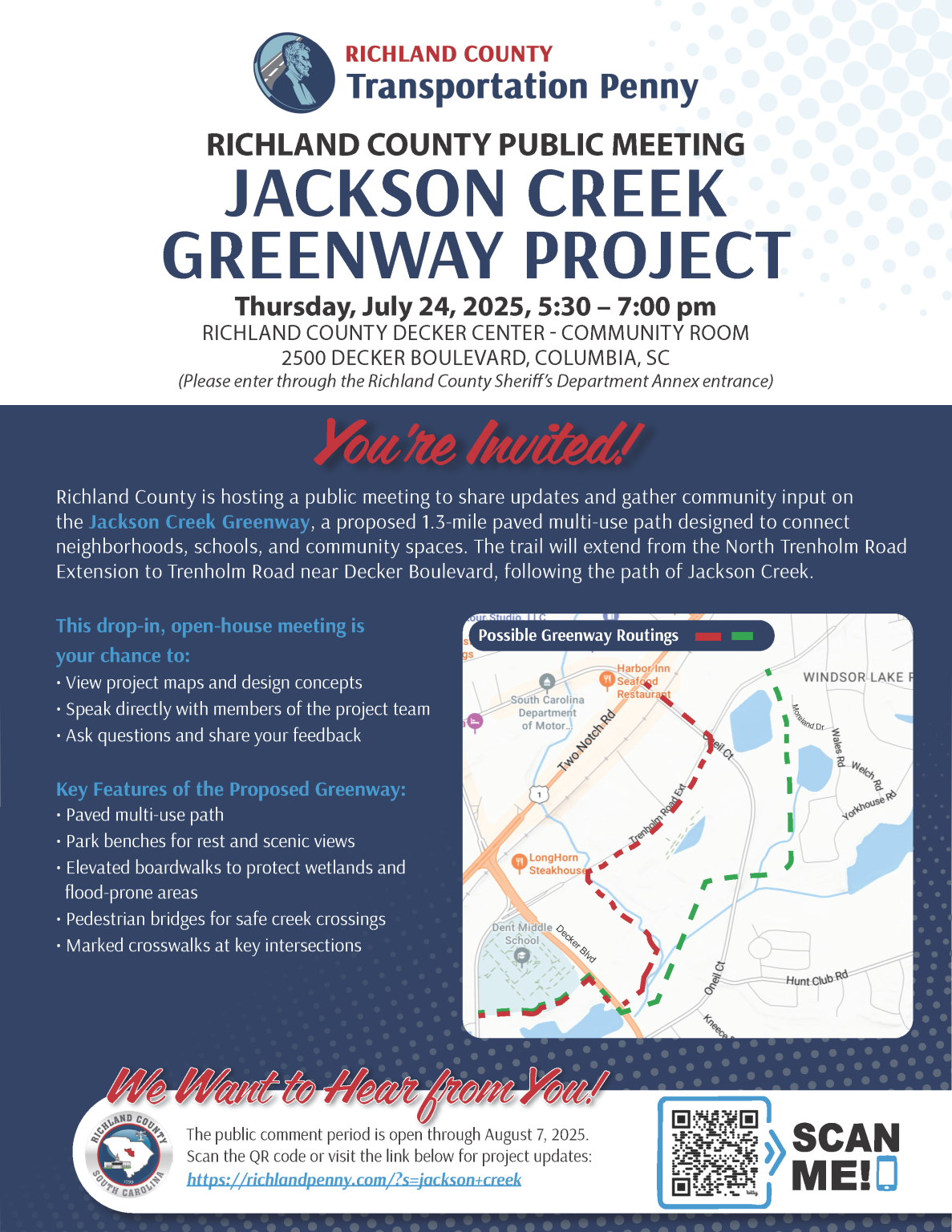Public invited to meeting on proposed Jackson Creek Greenway project ...
